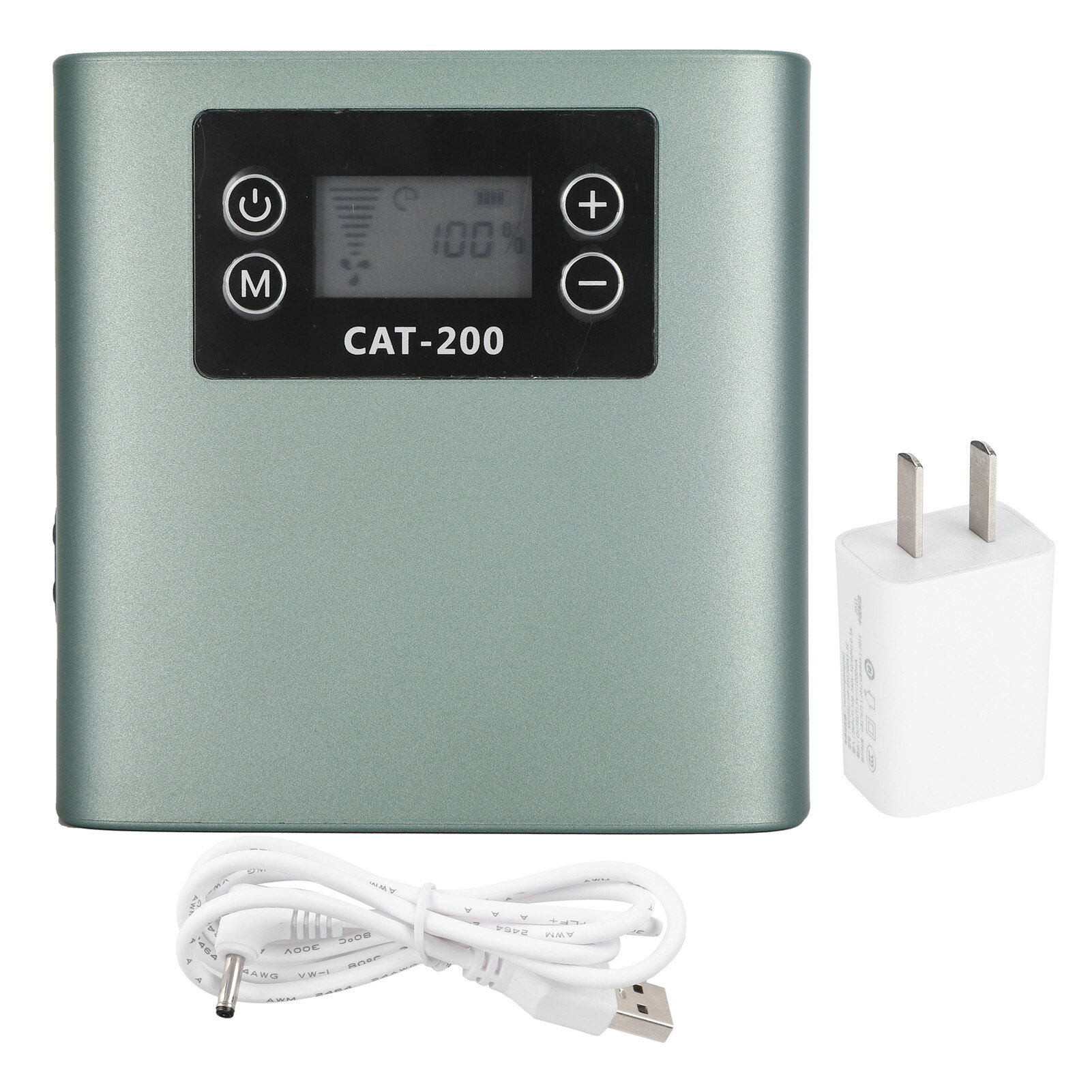 Портативный кислородный насос CAT-200 с вилкой США, 100‑24 В, USB, кислородный насос, воздушный насос для открытого аквариума, аквариума