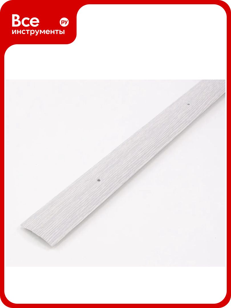 Стык ООО Элитпроф 900x40 мм, дуб светлый П64.5, алюминия