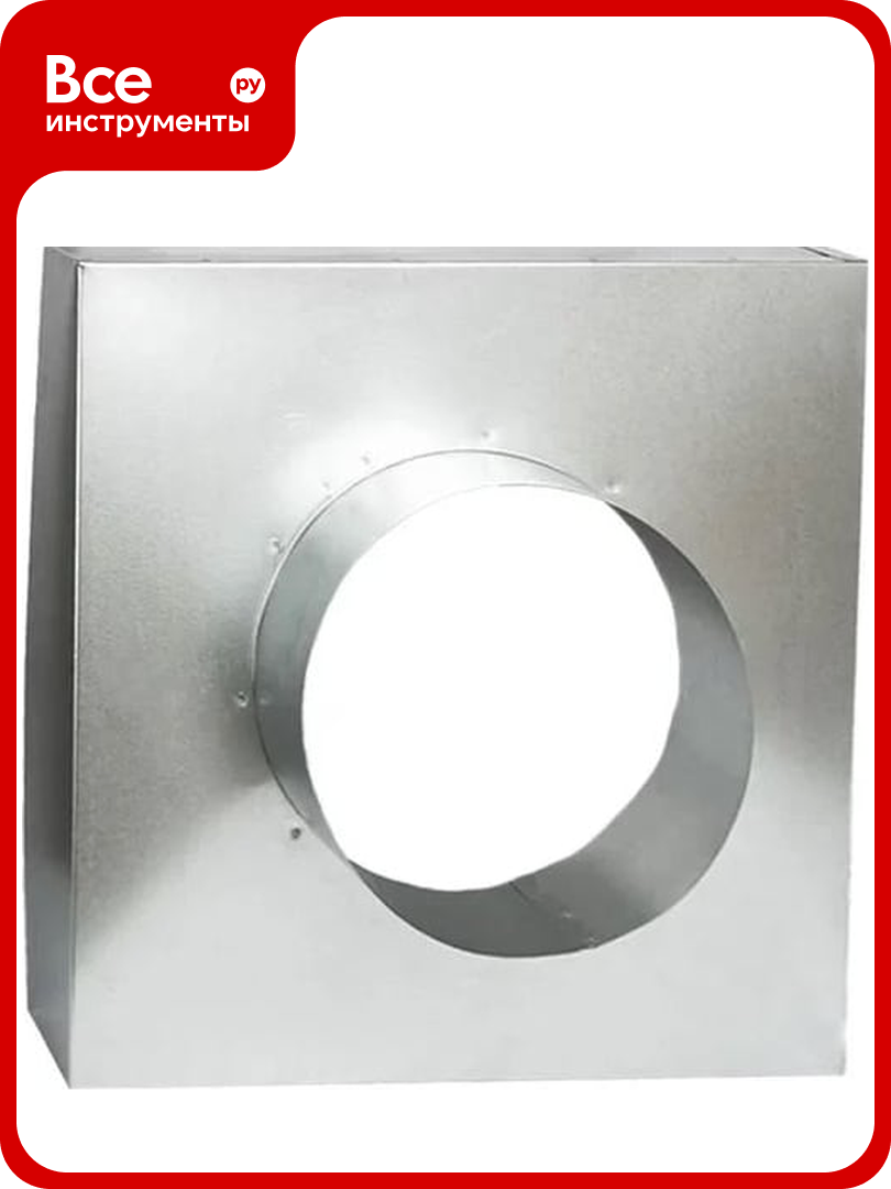 Адаптер (КСД) ООО Вентмаркет с верхней врезкой d315 под вентиляционную решетку KCD600х600D315 600x600