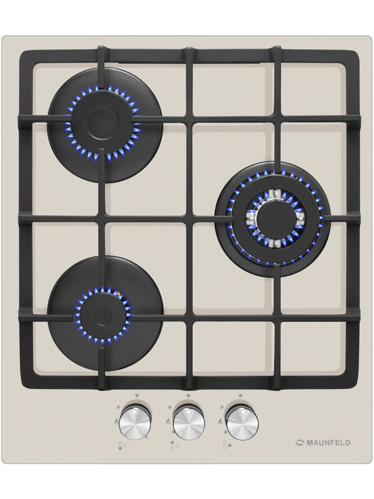 Газовая варочная поверхность Maunfeld EGHG.43.33CBG\G бежевый (ка-00012679)
