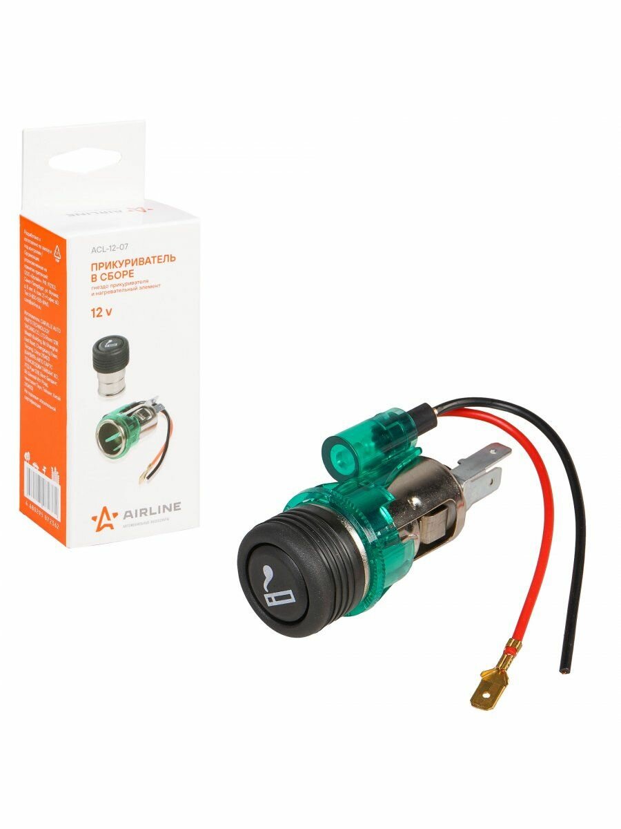 Прикуриватель Airline ACL1207 для европейских иномарок в сборе