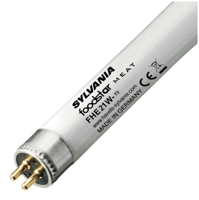 Люминесцентная линейная лампа Sylvania T5 FHE 21W/176 Foodstar Meat G5 для мясных продуктов 0001819