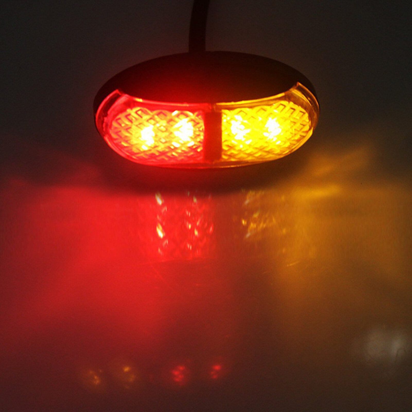 4LED Водонепроницаемые боковые фонари для грузовиков и прицепов, стоп-сигнал, поворот, контурный сигнал, 10-30V