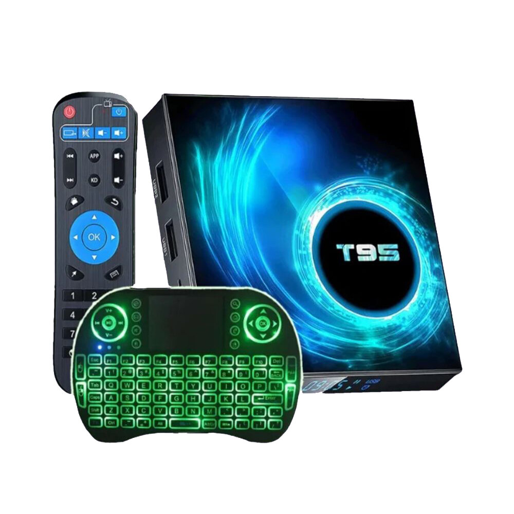 Smart TV Box Android 14 128 ГБ Allwinner H616 6K медиаплеер Dual WiFi 2.4G/5.8G Bluetooth 5.4 голосовой медиаплеер TV Box 2025