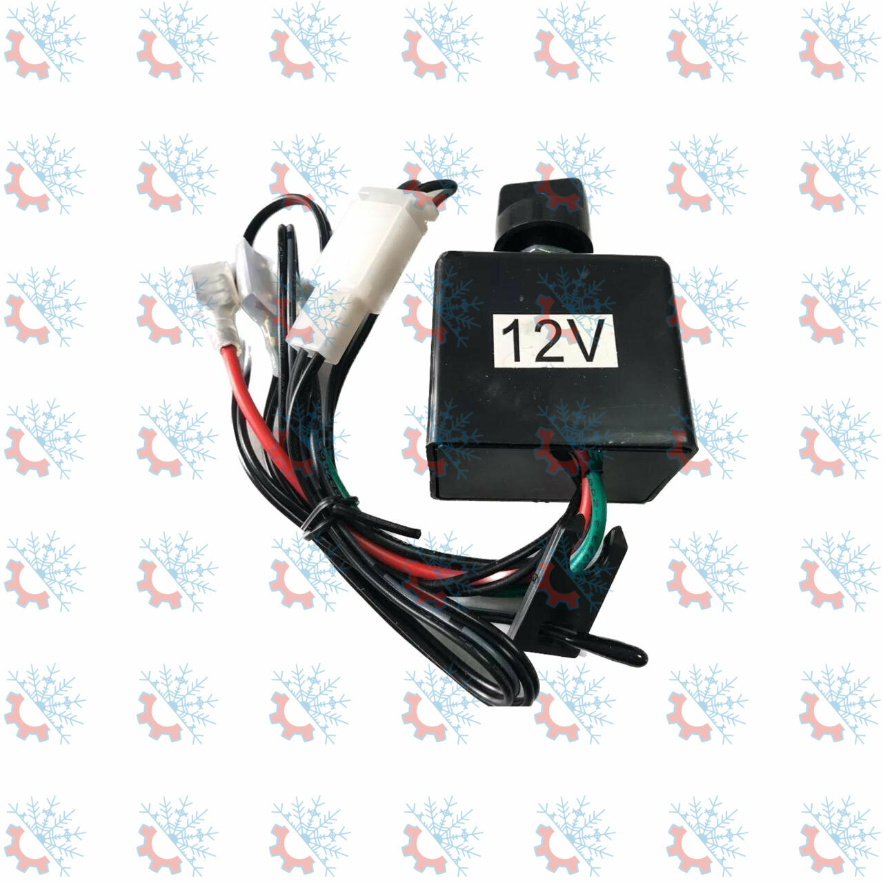 Термостат JetCool, электронный, для трактора, 12В, черный, скрытый монтаж