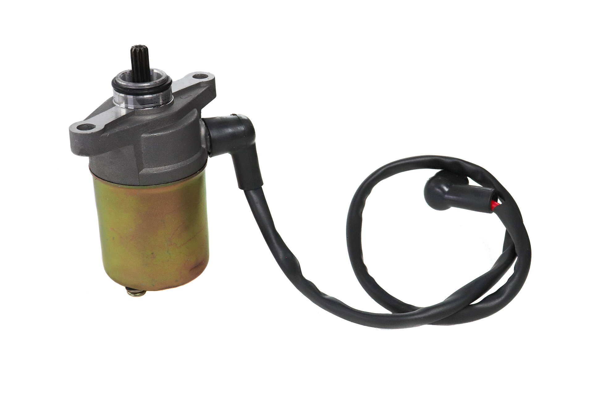 Электростартер 139QMB(50-80 см3) FT50QT-4A,-10,-18(4-х тактники; вал 10 шлицев, d7 мм)