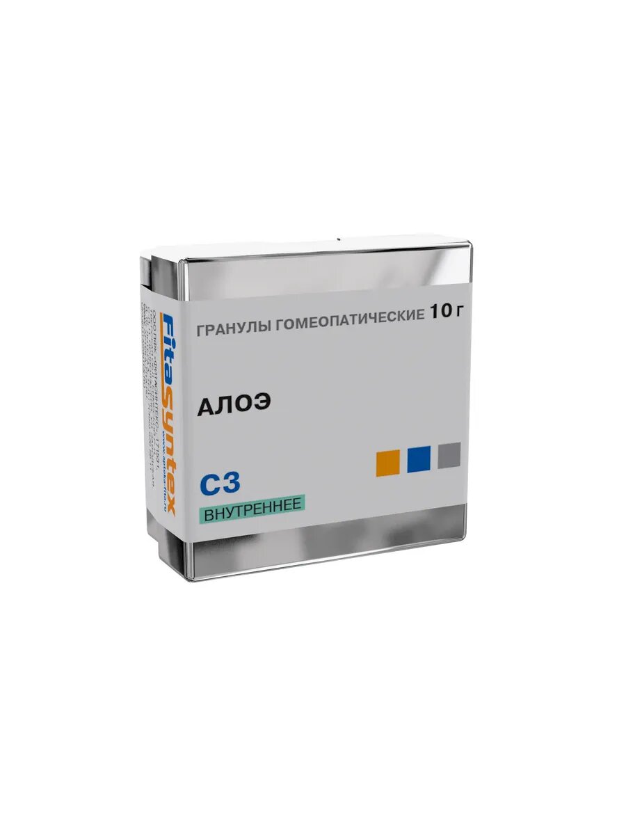 Алоэ С3, гранулы гомеопатические моно, 10 грамм , Фитасинтекс