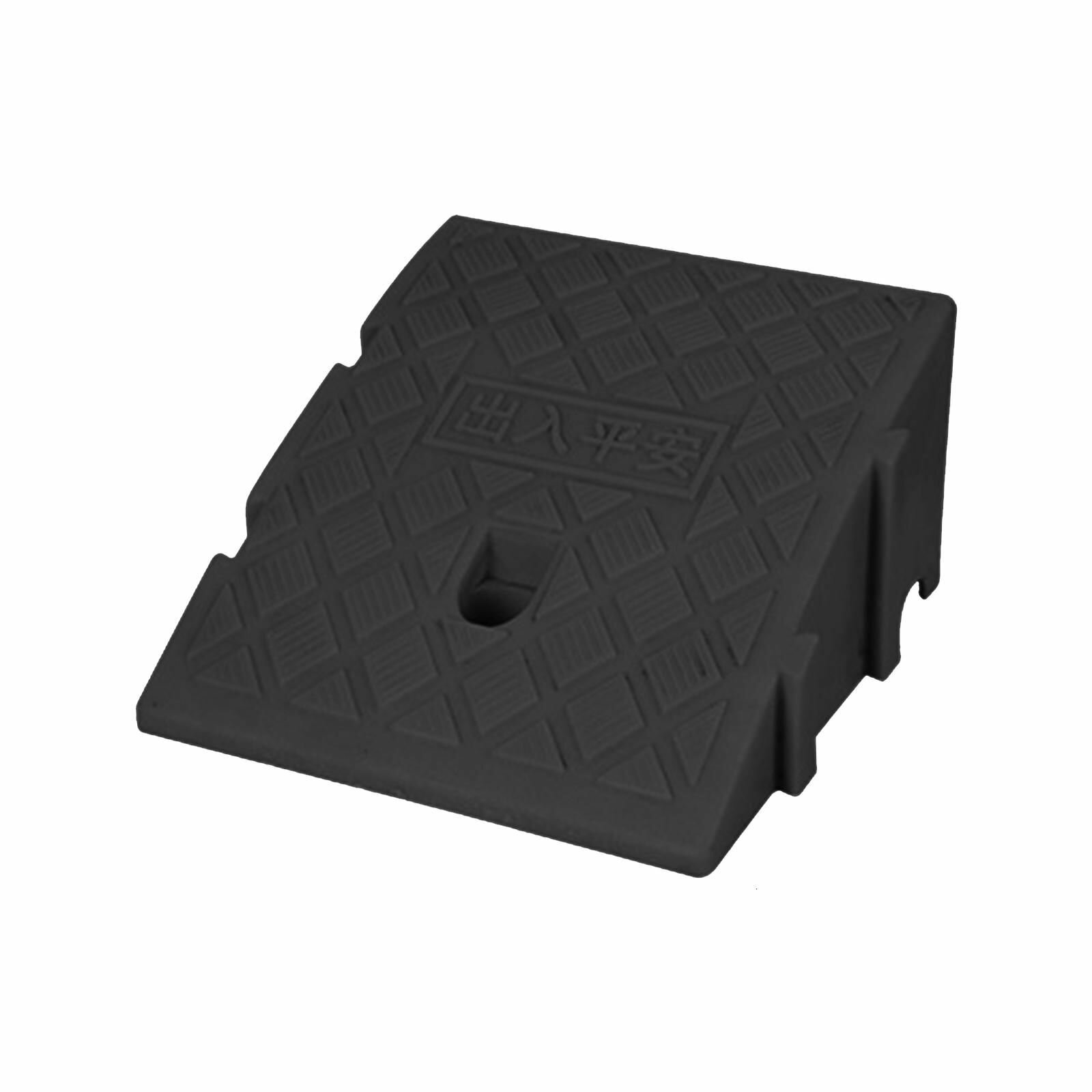 Прочный резиновый пандус для автомобилей и тротуаров, Черный