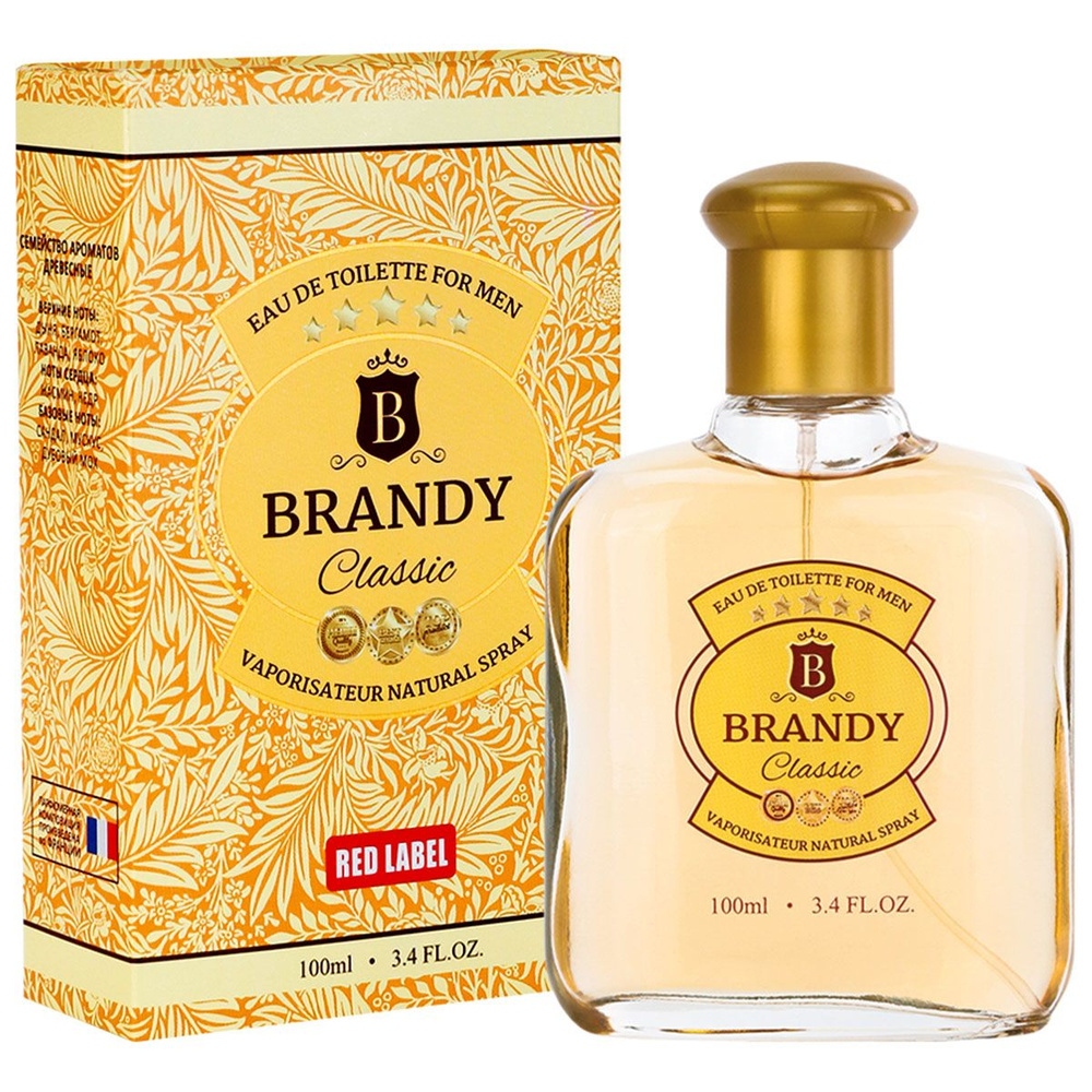 Delta Parfum men (red Label) Brandy - Classic Туалетная вода 100 мл.