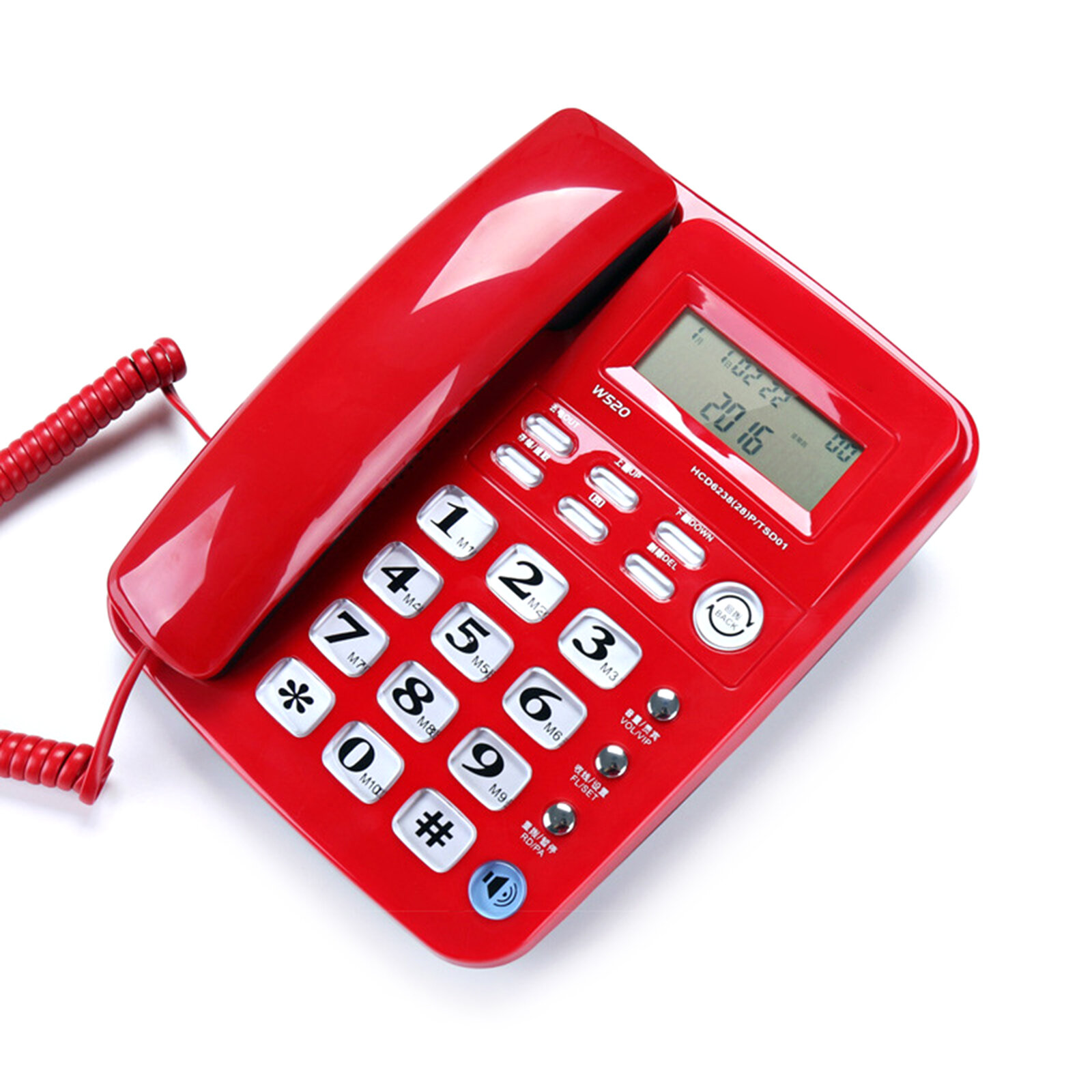 Офисный телефон с громкой связью и пластиковым корпусом