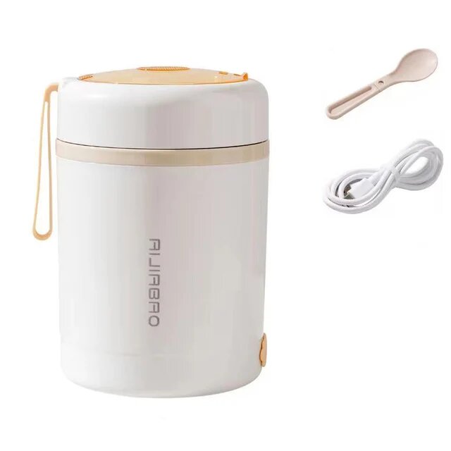 Термостатическая электрическая кружка для воды с USB-подключением, герметичная, для студий, школьников, студентов, походов, молочных напитков, подогреватель для бутылок с подогревом