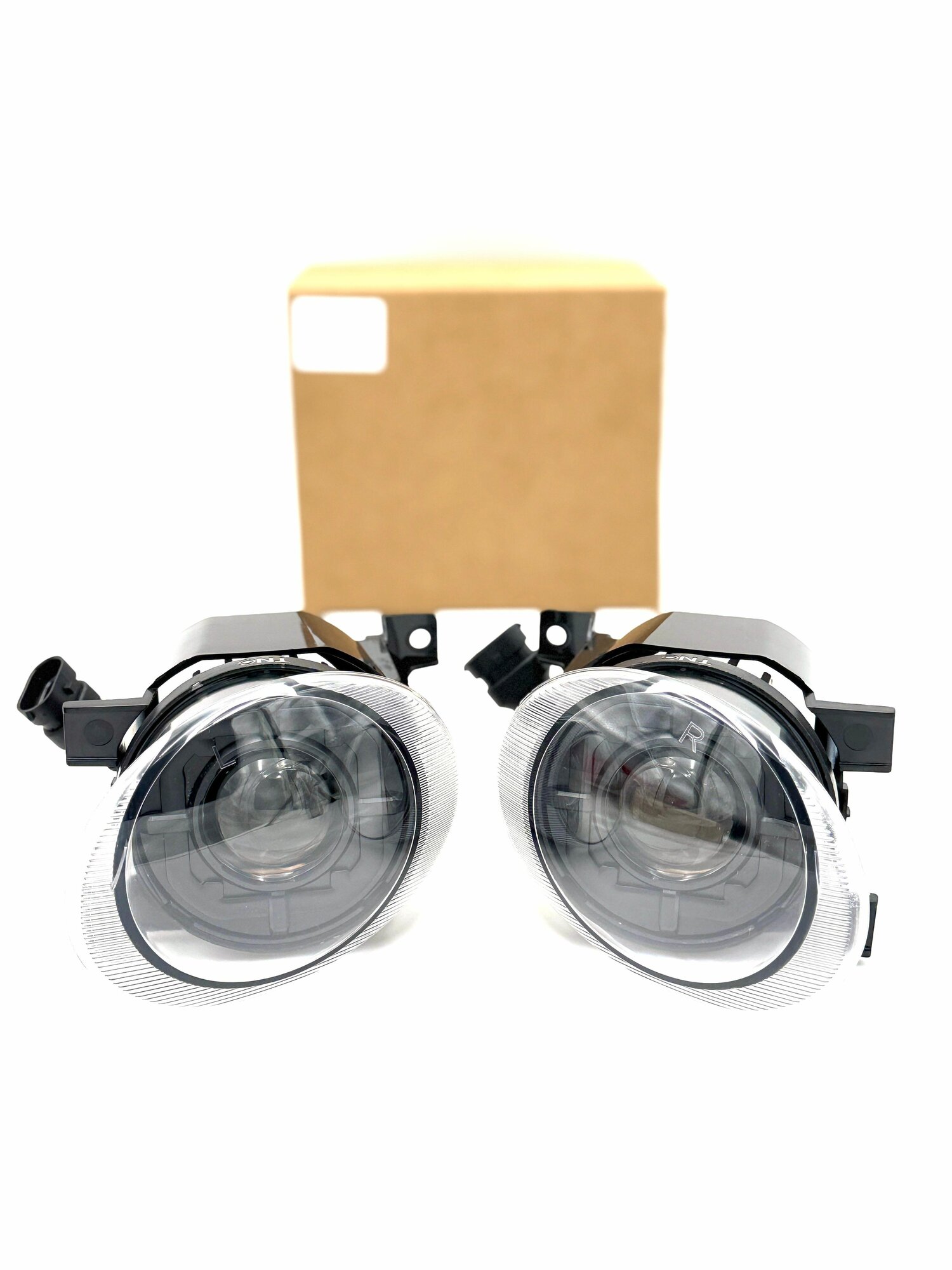 ЛЕД фары ПТФ линза 6000k для Фольксваген Поло, Джетта 5, Кадди, Тигуан, Амарок, Пассат СС / светодиодные противотуманки Led 2шт