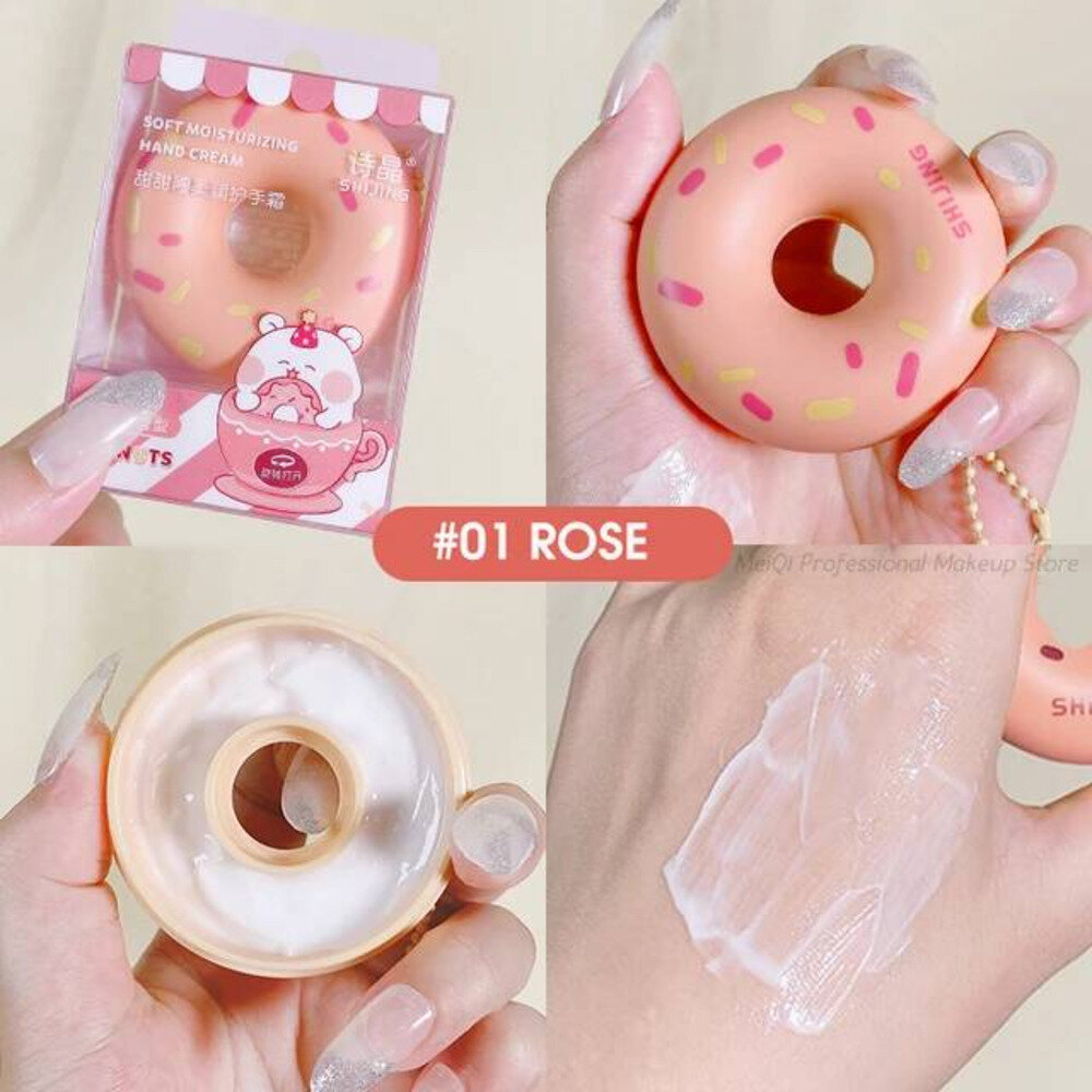 Увлажняющий крем для рук Donuts: стойкий, освежающий, питательный, осветляющий, противосухой, отбеливающий.