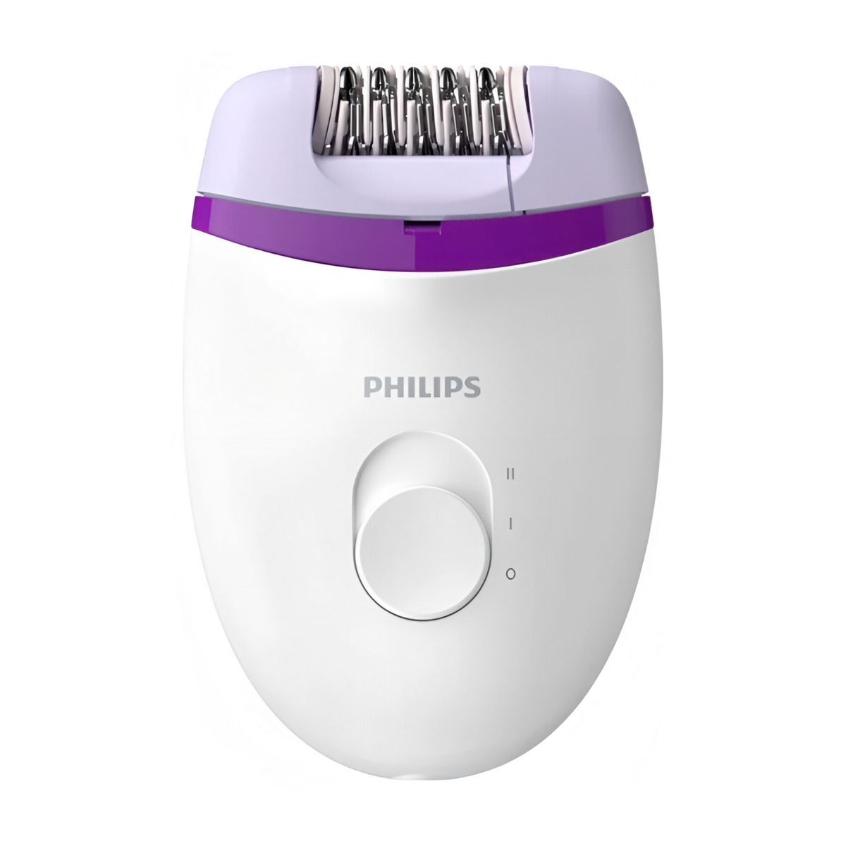 Эпилятор Philips BRE275/00 белый/фиолетовый, 21 пинцет, 2 скорости, от сети