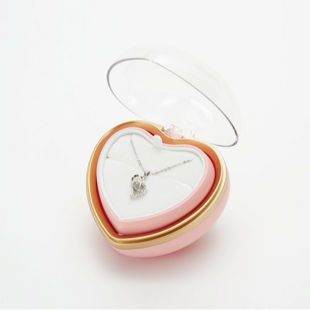 Кросс-бордерное новое ожерелье с розой, кольцо в форме сердца, ювелирная коробка на День святого Валентина, подарочная коробка для ювелирных изделий