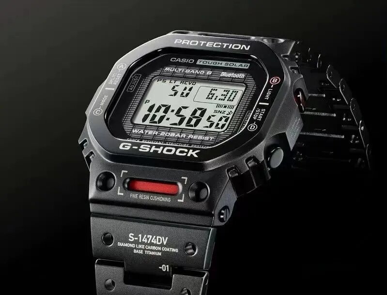 Ремешок из титана для Casio DW5600 DW5610, длина 200 мм — фото 1