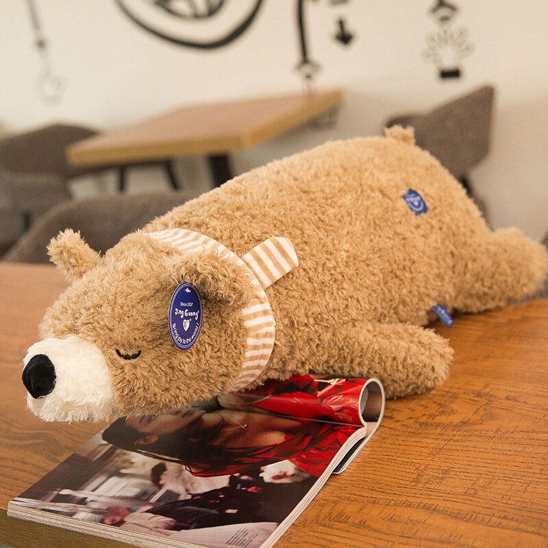 Фабрика Белый медведь плюшевые игрушки лежачий Медведь кукла тряпичная кукла подушка большая детская кукла для девочек