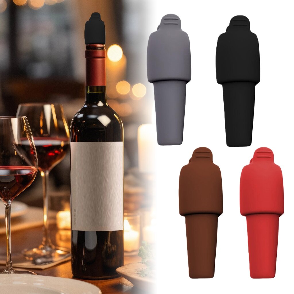 Силиконовая винная пробка для винных бутылок, Новые винные пробки 2025 года для винных бутылок, Герметичная крышка для пива и шампанского, Крышки для стеклянных бутылок, Винные пробки для домашнего использования