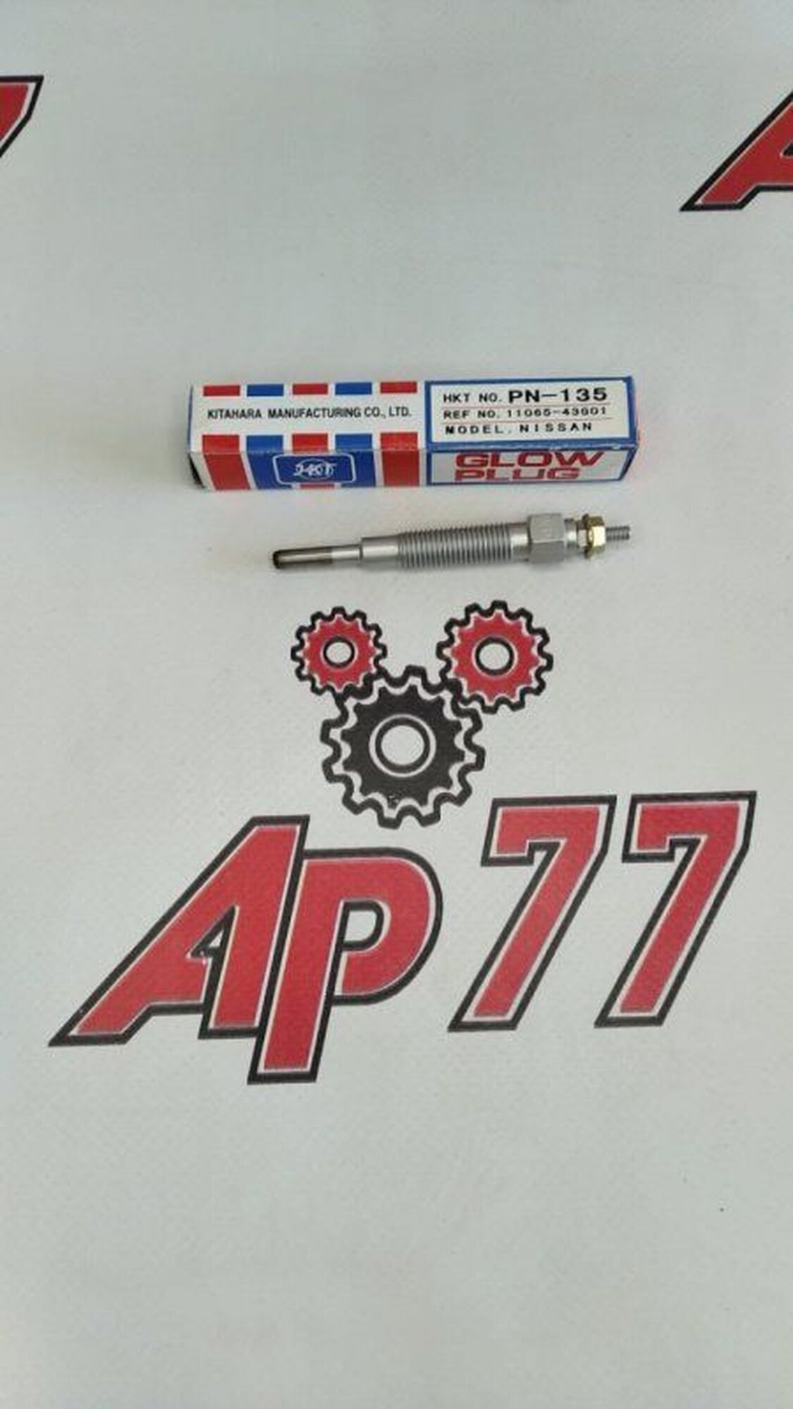 Свеча накаливания HKT для автомобилей Nissan TD23, 11 V, PN135, 1 штука