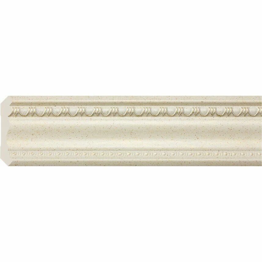 Багет Cosca Карниз, плинтус потолочный 60х42х2400 мм Патина. Набор 4шт.