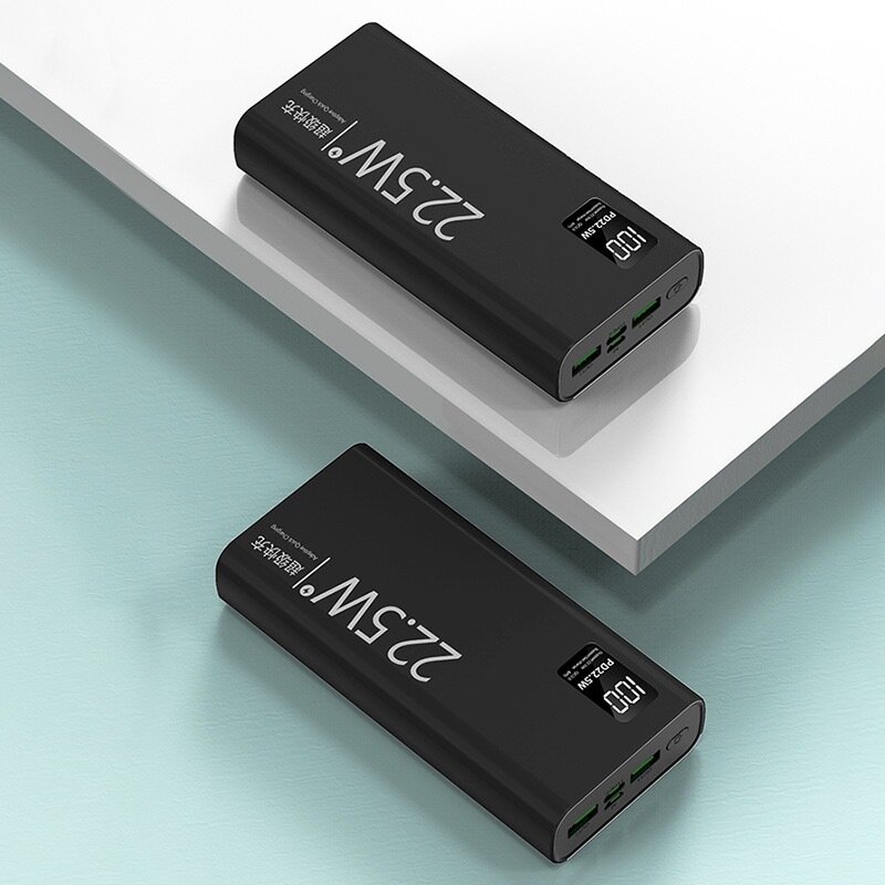 3c сертифицированный 22.5W супербыстрый зарядный power bank большой емкости 20000 мАч мобильный источник питания с печатью логотипа в подарок