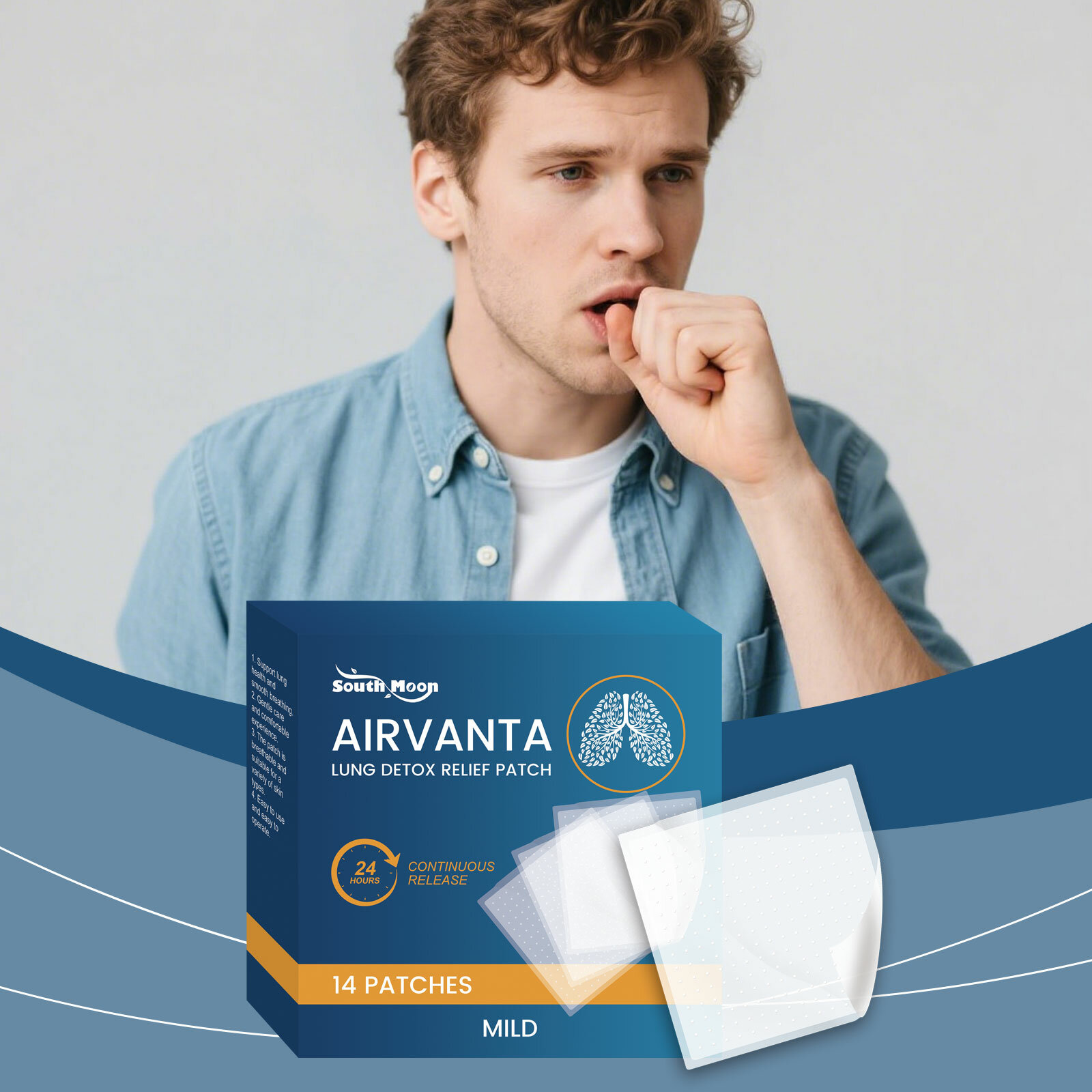 Патч для ухода за телом South Moon, мягкий уход, помогает регулировать состояние, балансирующий питательный патч для ухода за телом