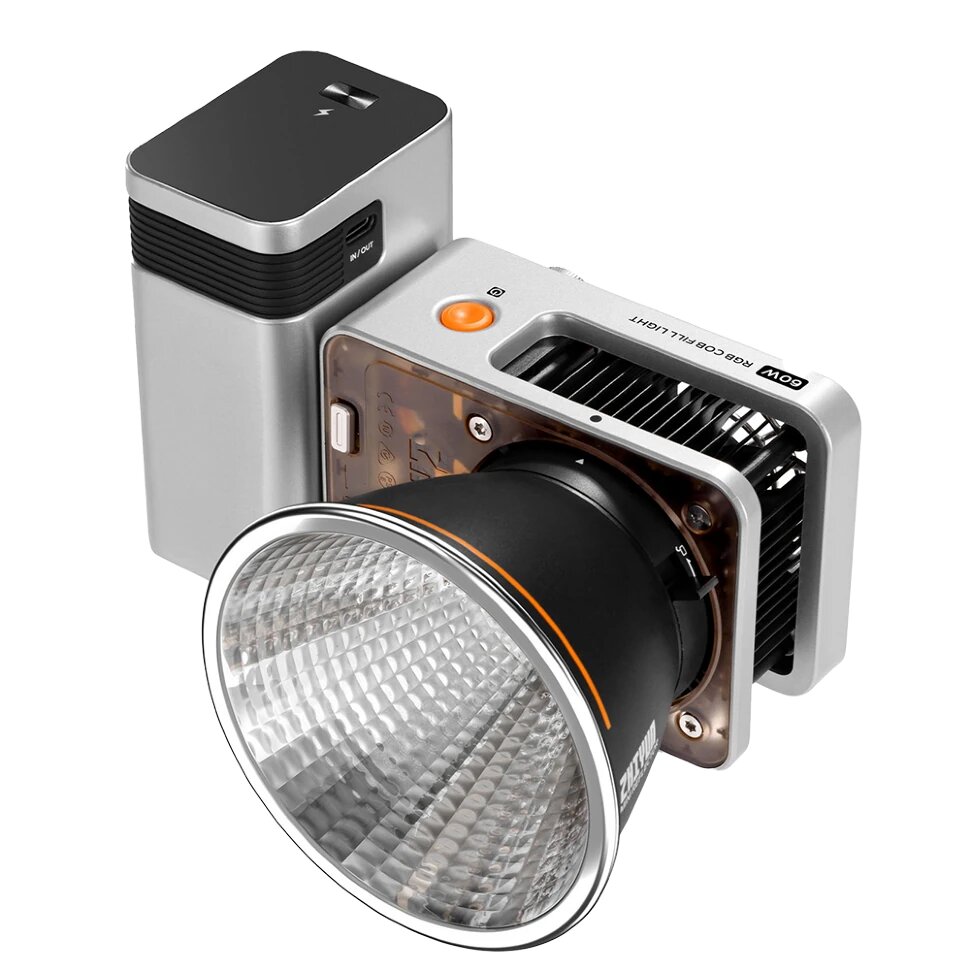 Осветитель Zhiyun MOLUS X60RGB COB LIGHT PRO (PLX104) 2700-6500К светодиодный для видео и фотосъемки