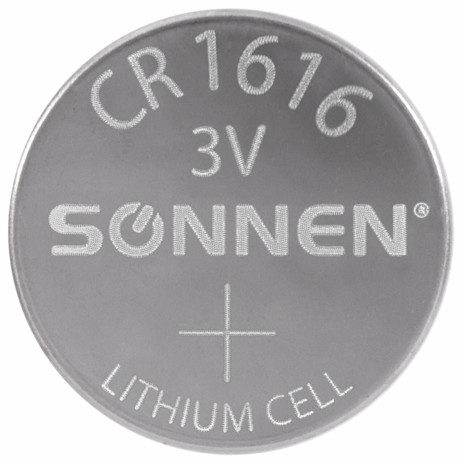 Упаковка 40 шт. Батарейка литиевая SONNEN Lithium CR1616 "таблетка, дисковая, кнопочная" 1 шт, блистер, 455598