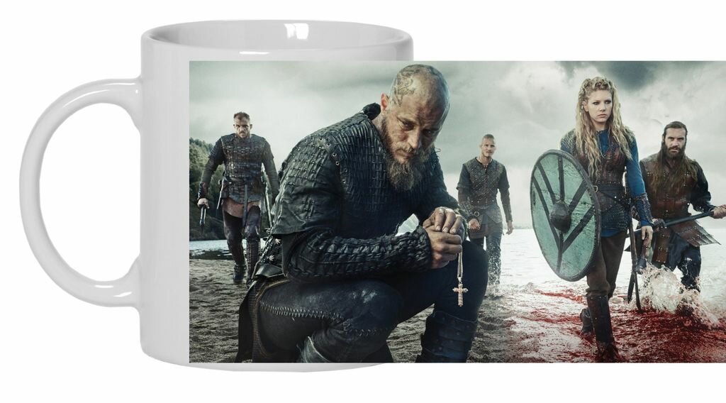 Кружка Викинги, Vikings №9, Обычная