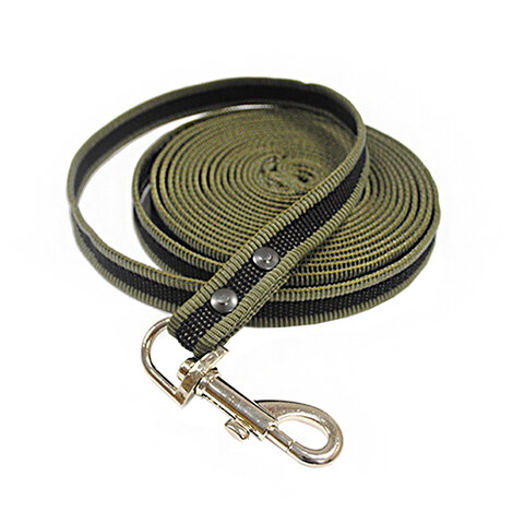 Поводок брезентовый для собак 18 мм 7 м HOMEPET (1 шт)