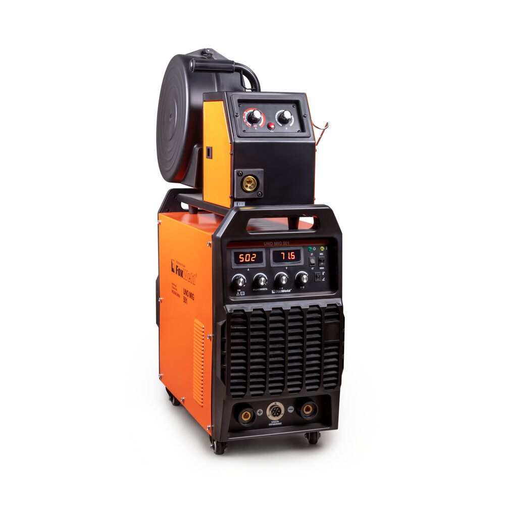 Сварочный аппарат Foxweld UNO MIG 501, оранжевый/черный, инвертор