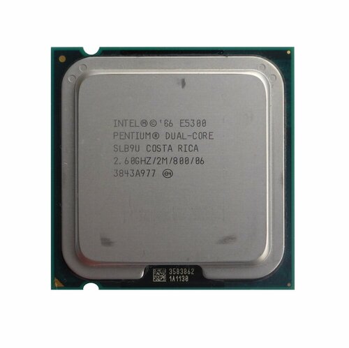 Процессор сокет 775 Intel Pentium Dual-Core E5300 2,6/2/800 SLB9U, oem — купить в интернет ...