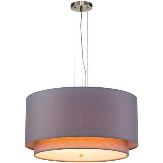 Подвесной светильник Indigo Interior Lighting Indigo NEBBIA 13020/3P Nickel V000353