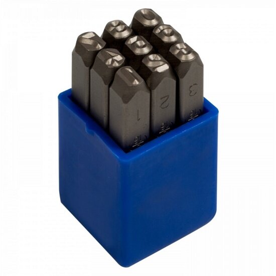 Набор ударных клейм King Tony 11409SQ02, 2мм, цифры, 9 предметов