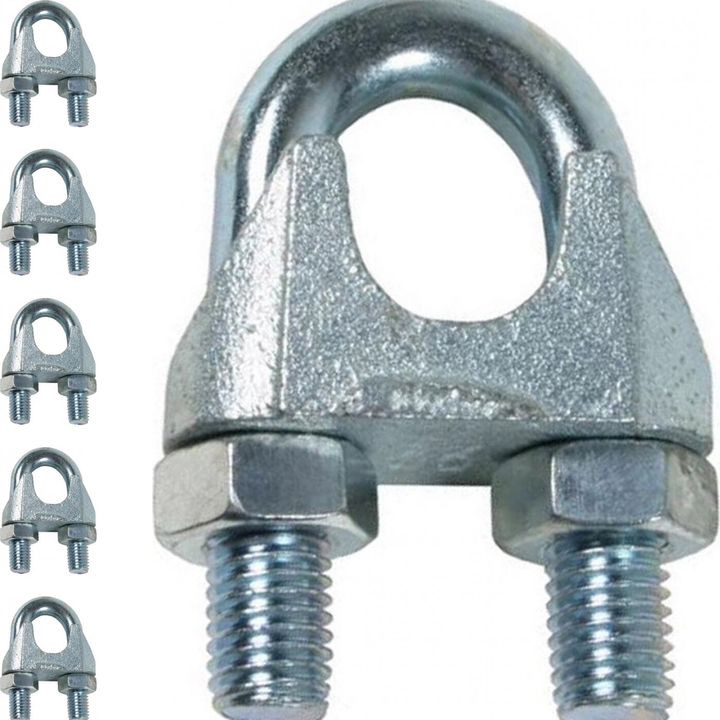 Зажим Tech-Krep дугообразный DIN 741 для троса 5 мм (2 шт.) (комплект из 5 уп.)