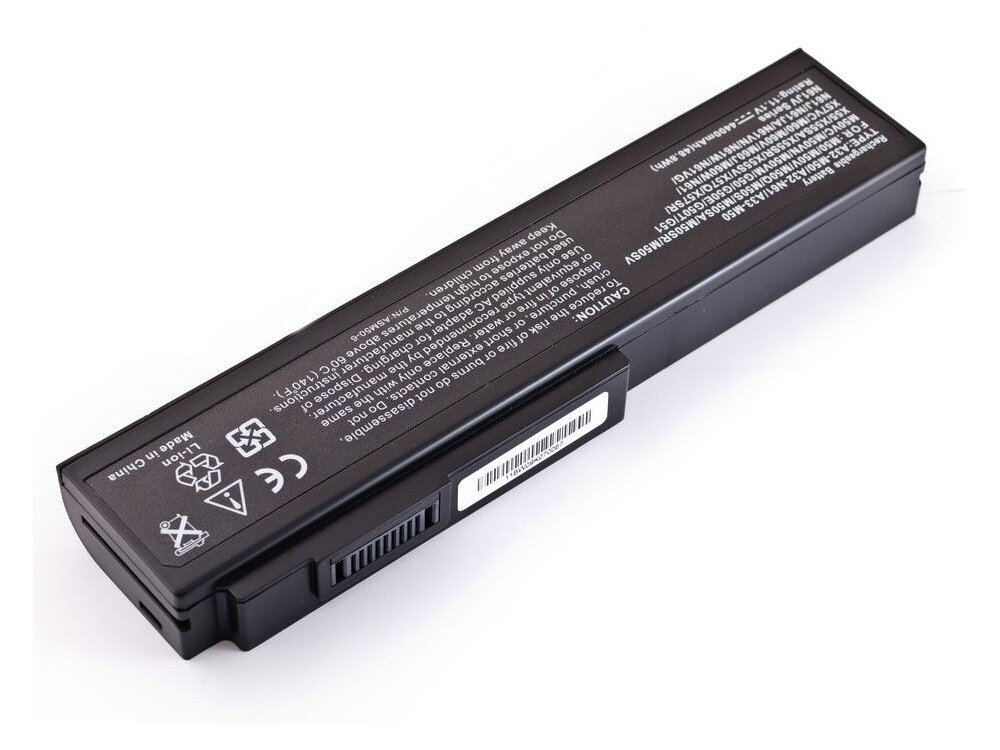 Аккумулятор для Asus (A32-N61) N53s, N53sv, N61, M50, N53J, X55Vd, N53, M50V, N53T, 58Wh, 5200mAh, 1