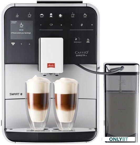 Кофемашина Melitta F 850-101 серебристый/черный