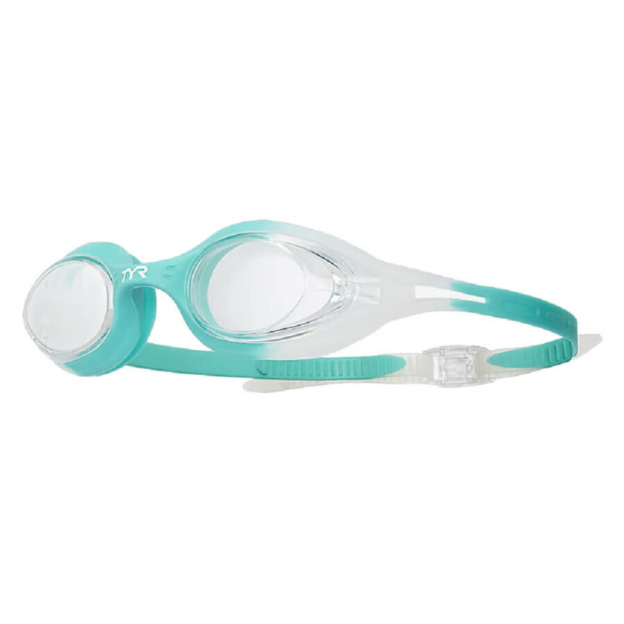 Очки для плавания TYR Hydra Flare, Turquoise, поликарбонатные линзы