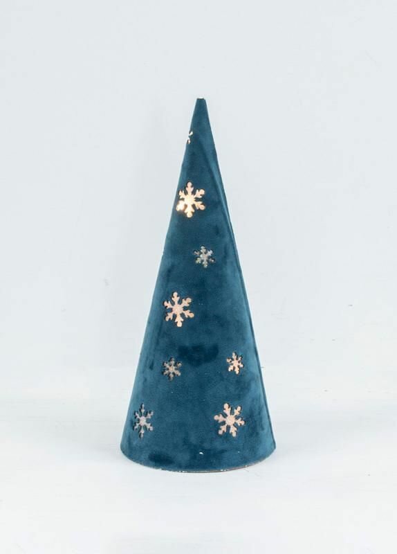 Светильник настольный «Конус» 8LED флок 11х25см тепл. бел. Космос KOC_TAB-B106