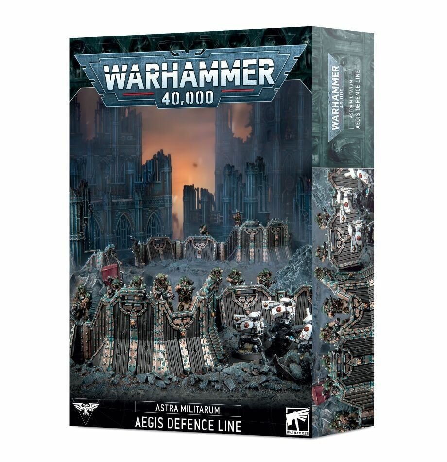 Набор миниатюр Warhammer 40000 Astra Militarum Aegis Defence Line