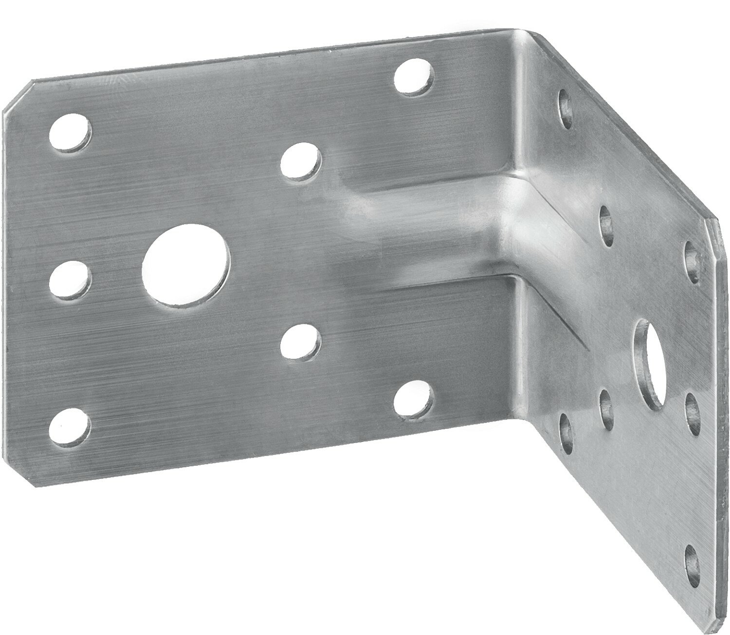 ЗУБР УНКУ-2.0 55х70х70х2 мм, усиленный нержавеющий крепежный уголок, Профессионал (310516-55)