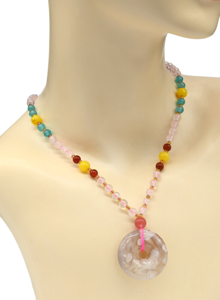 Бусы, кварц