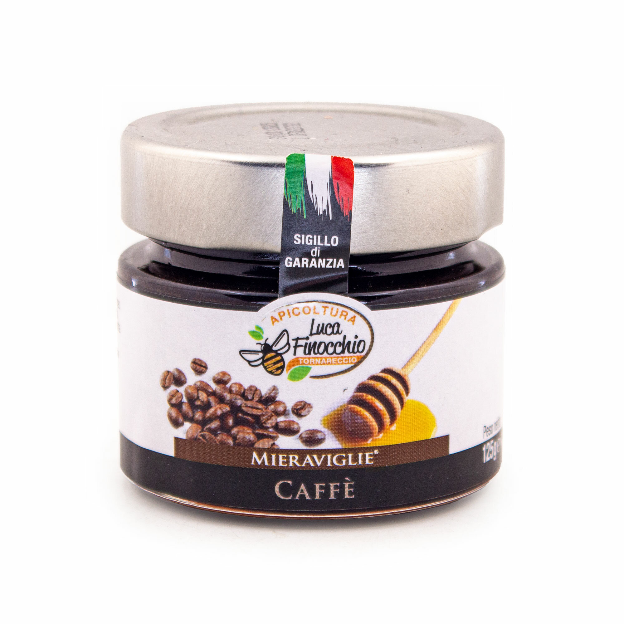 Соус на основе мёда с кофе, LUCA FINOCCHIO, 0,125 кг (ст/б)