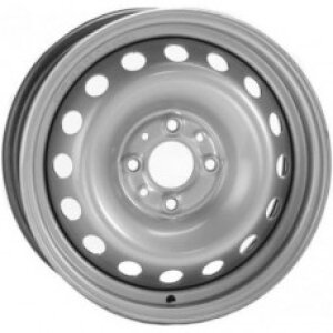 Стальной колесный диск Trebl 52A45D 5.5x13/4x100 D57.1 ET45 Silver
