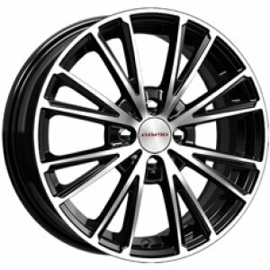 Литой колесный диск K&K Меандр 6x16/4x98 D58.5 ET35 Алмаз черный