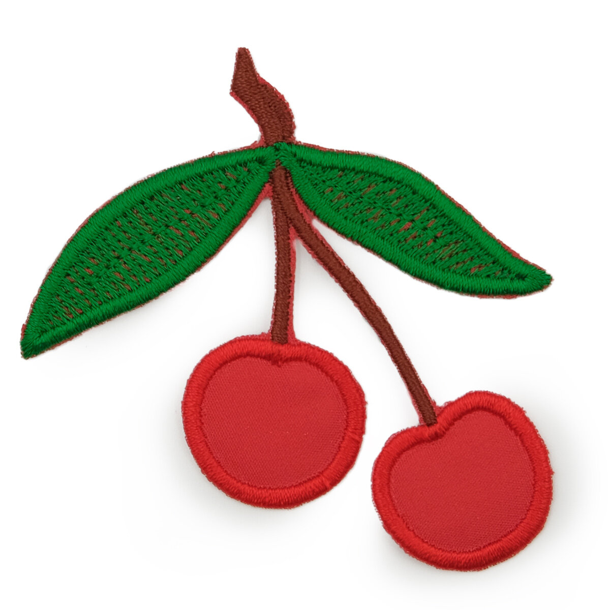 Термоаппликация на одежду Айрис 'Вишня', 7005, цвет красный, 6,5*8,2 см, 10 шт