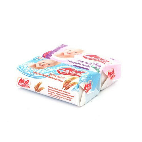 Мыло туалетное 100г в обертке нмжк Детское "Мой малыш" в ассортименте. Количество в наборе 12 шт.