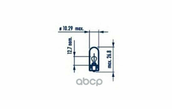 Лампа 12V WY5W 5W NARVA Standard 1 шт. картон 17169 Narva арт. 17169
