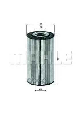 Фильтр масляный Mahle/Knecht арт. OX169D