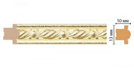 Молдинг Decomaster 189-36 В13хШ10хД2400 мм / Декомастер.